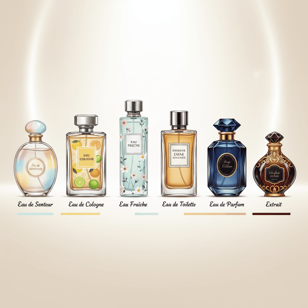 Understanding Perfume Concentrations: EDC, EDT, EDP, Extract